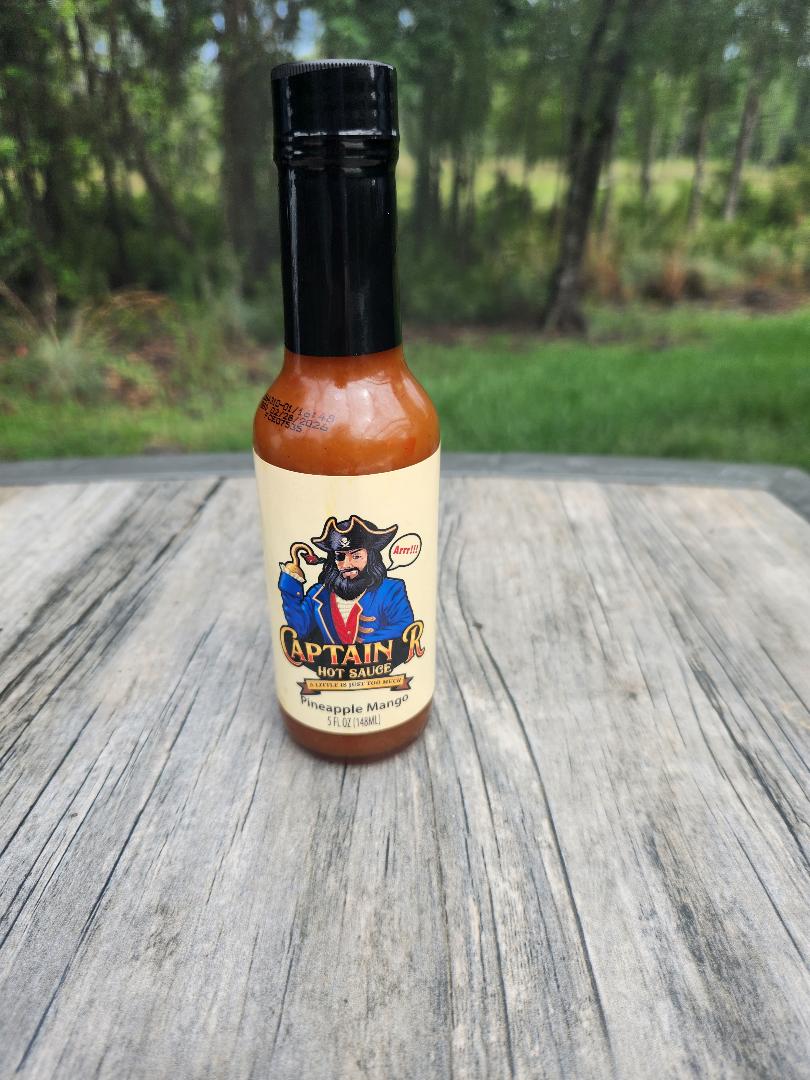 Captain R - PINEAPPLE MANGO HABANERO PEPPER SAUCE, 5 oz Bottle ...